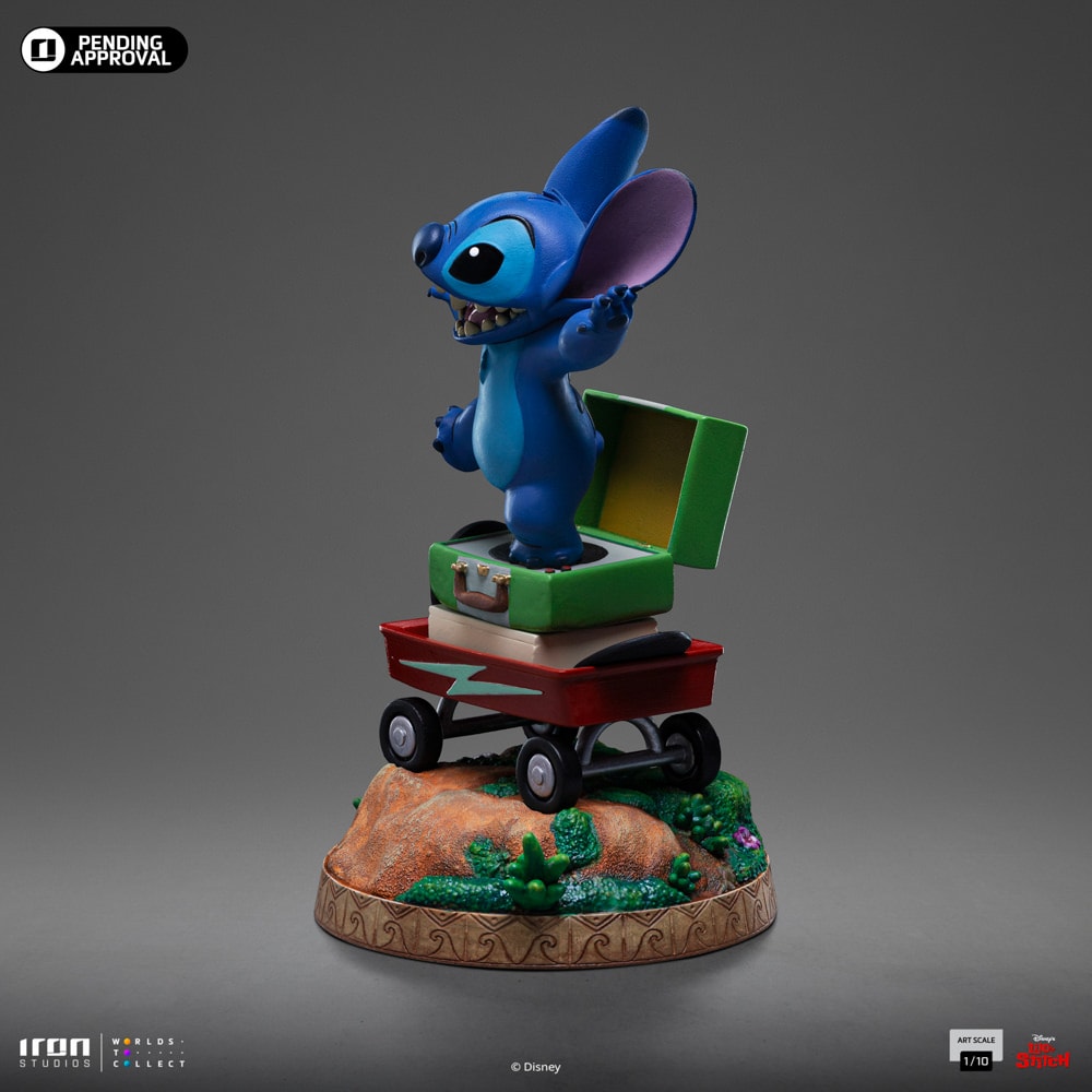Stitch 1:10 Scale Statue by Iron Studios | Sideshow Collectibles