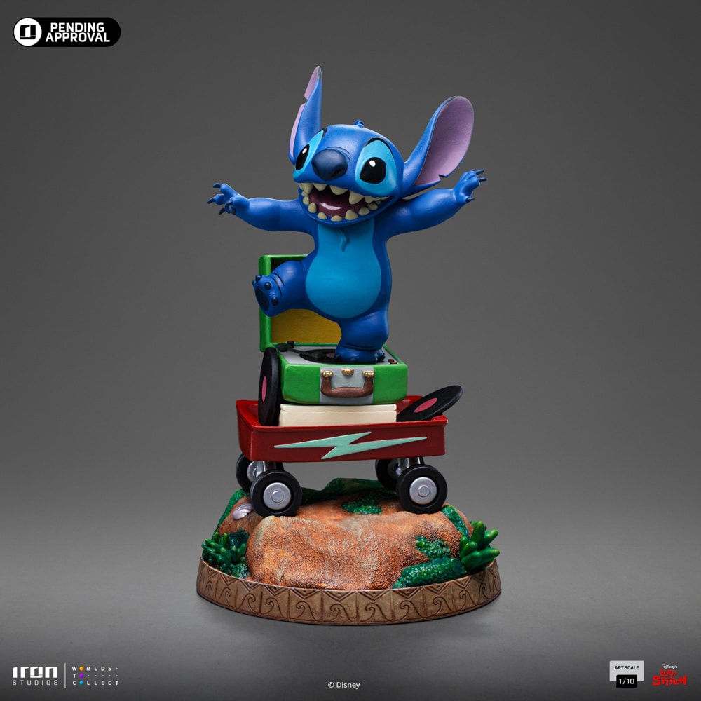 Stitch 1:10 Scale Statue by Iron Studios | Sideshow Collectibles