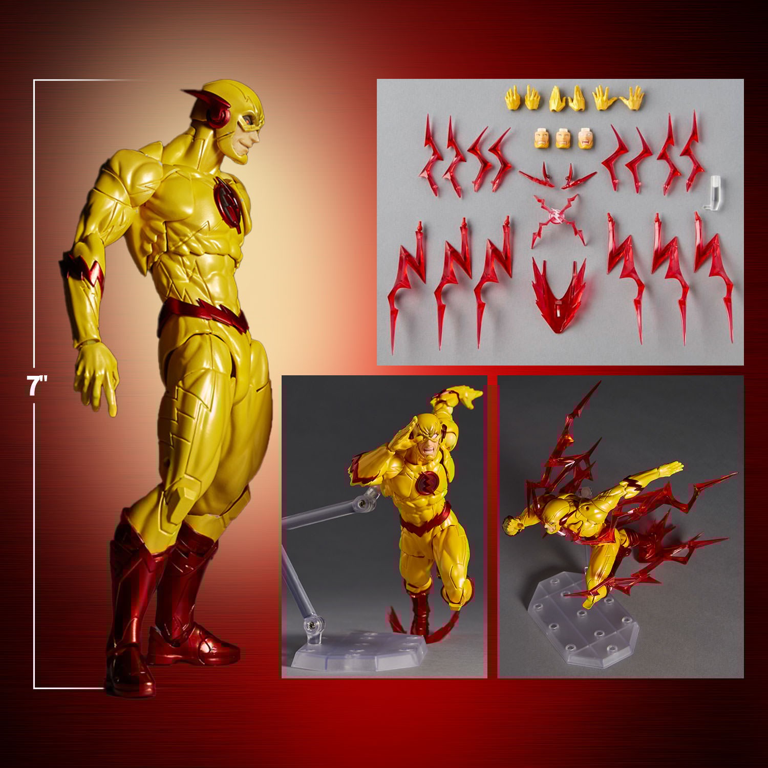 The Flash Revoltech Amazing Yamaguchi Action Figure by Kaiyodo ...