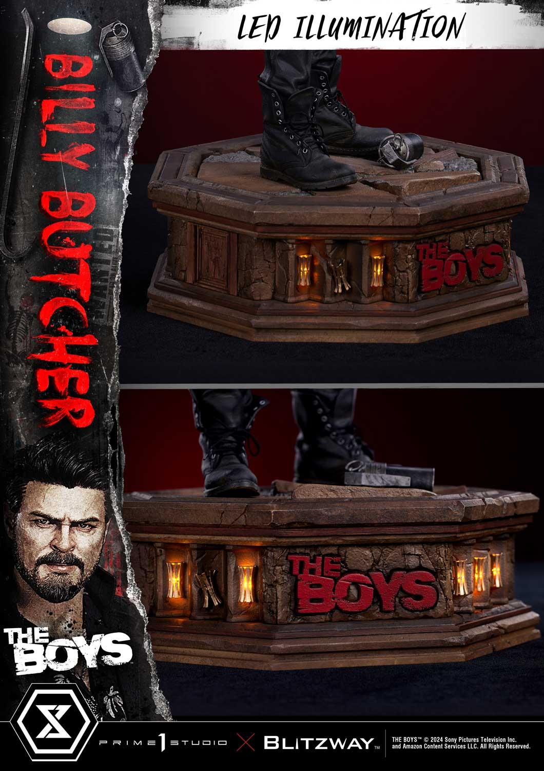 William "Billy" Butcher Quarter Scale Statue by Prime 1 Studio ...