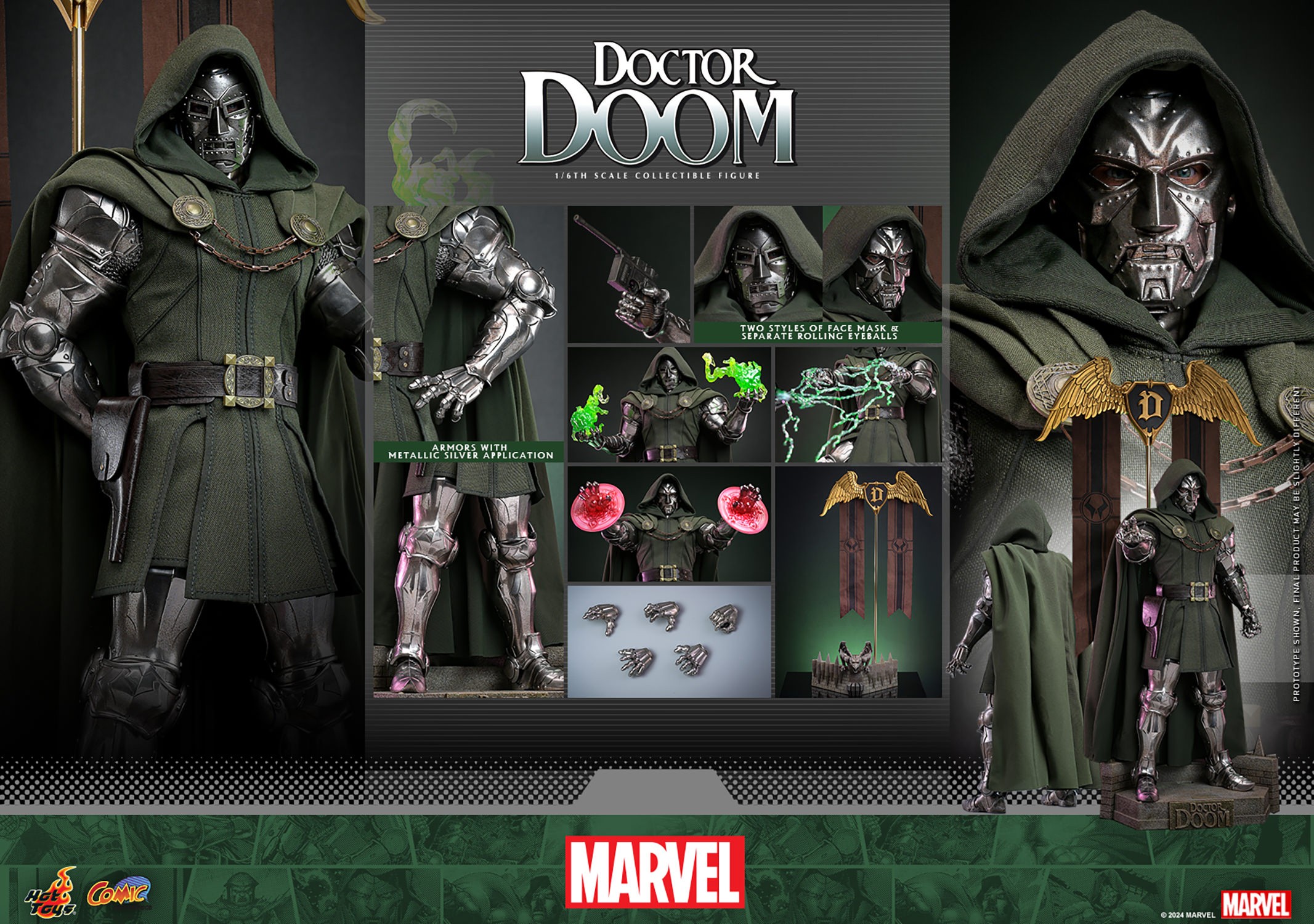 Doctor Doom Sixth Scale Figure by Hot Toys | Sideshow Collectibles