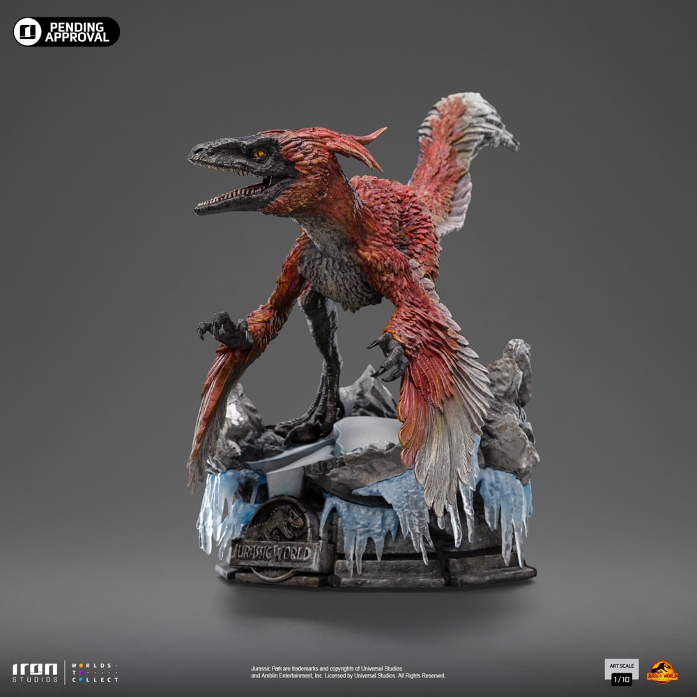 Pyroraptor Art Scale 1:10 Statue by Iron Studios | Sideshow Collectibles