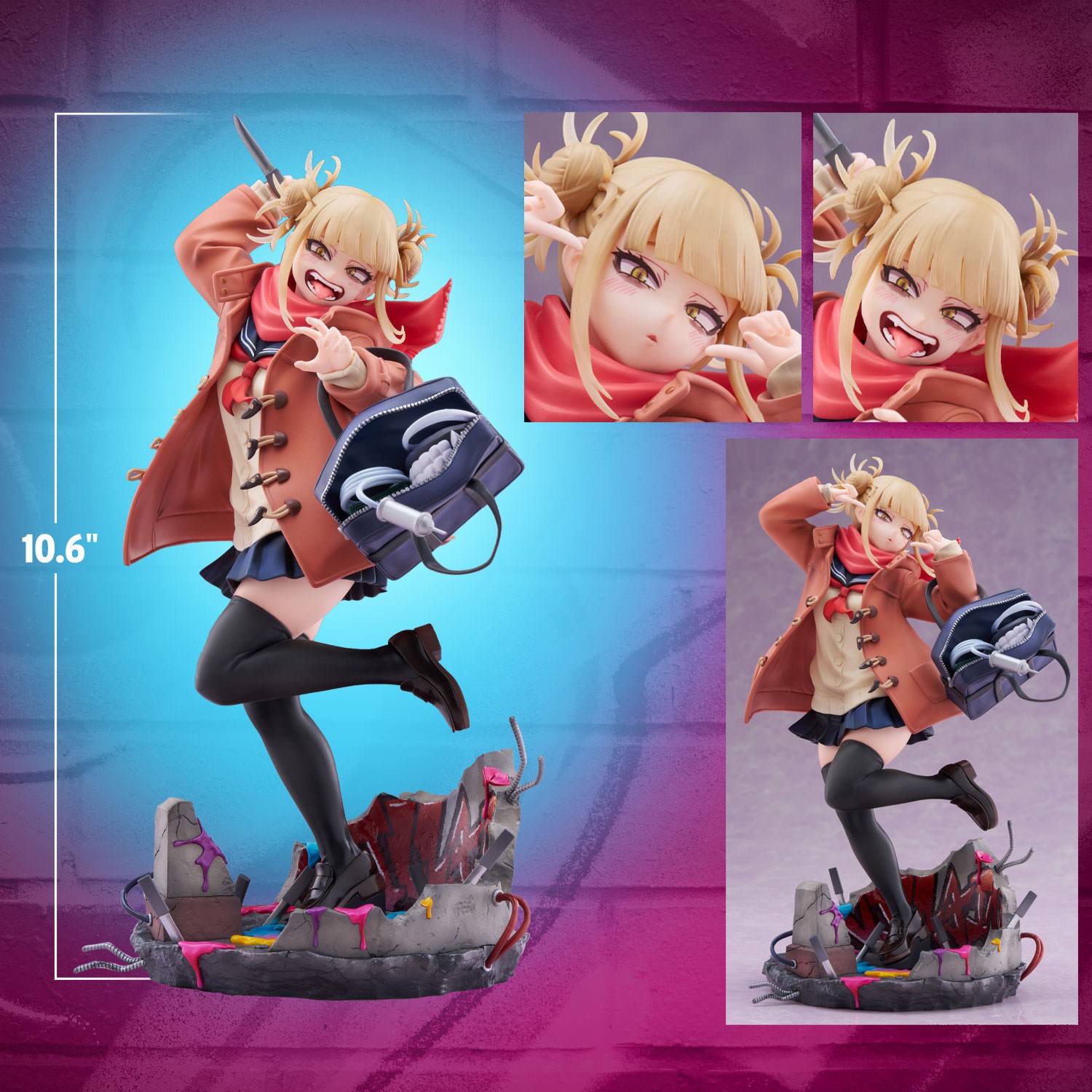 Himiko Toga (Duffel Coat Version) Spirtale Statue by Taito | Sideshow ...