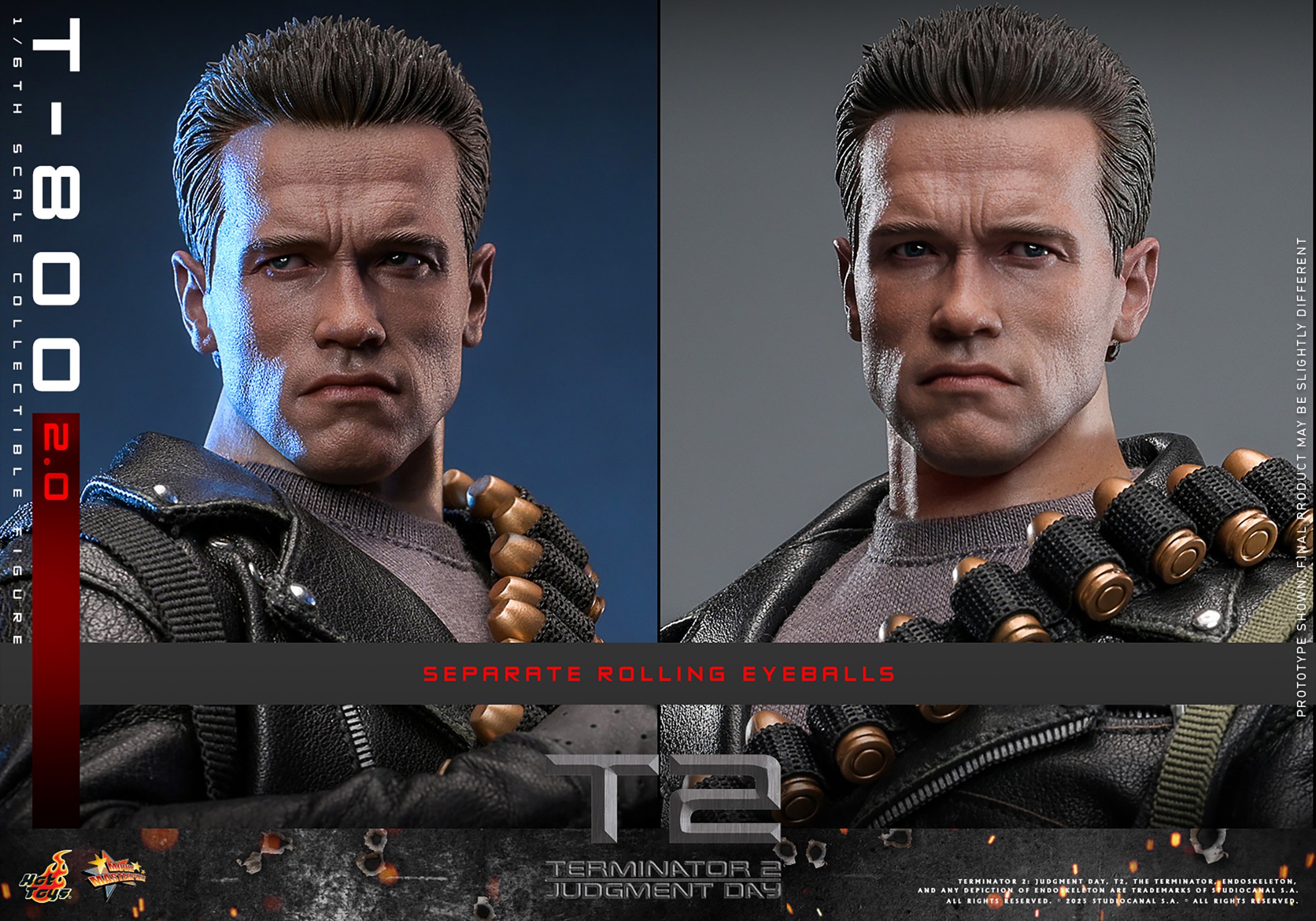 T-800 (2.0) Sixth Scale Figure by Hot Toys | Sideshow Collectibles