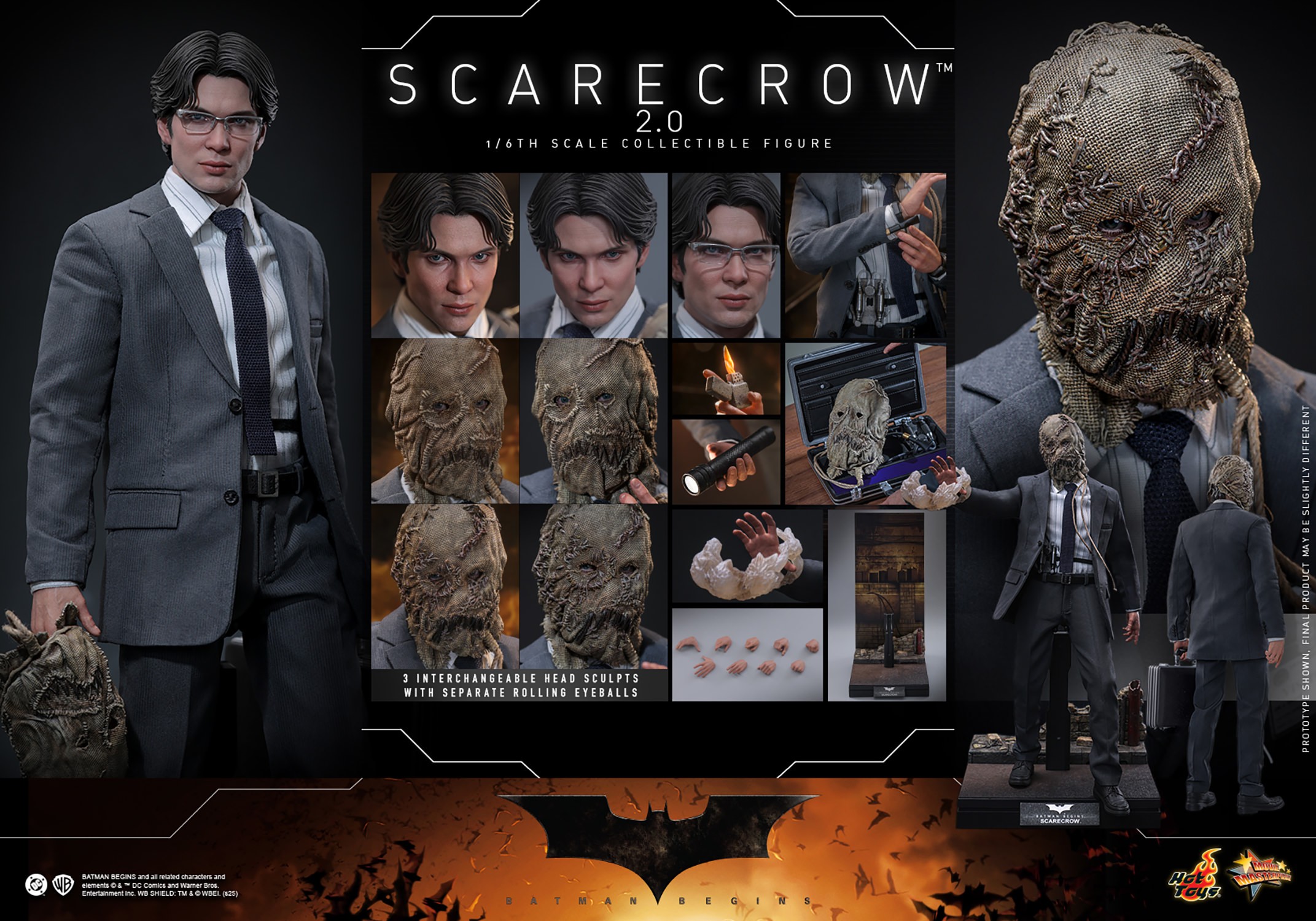 Scarecrow (2.0) Sixth Scale Figure by Hot Toys | Sideshow Collectibles