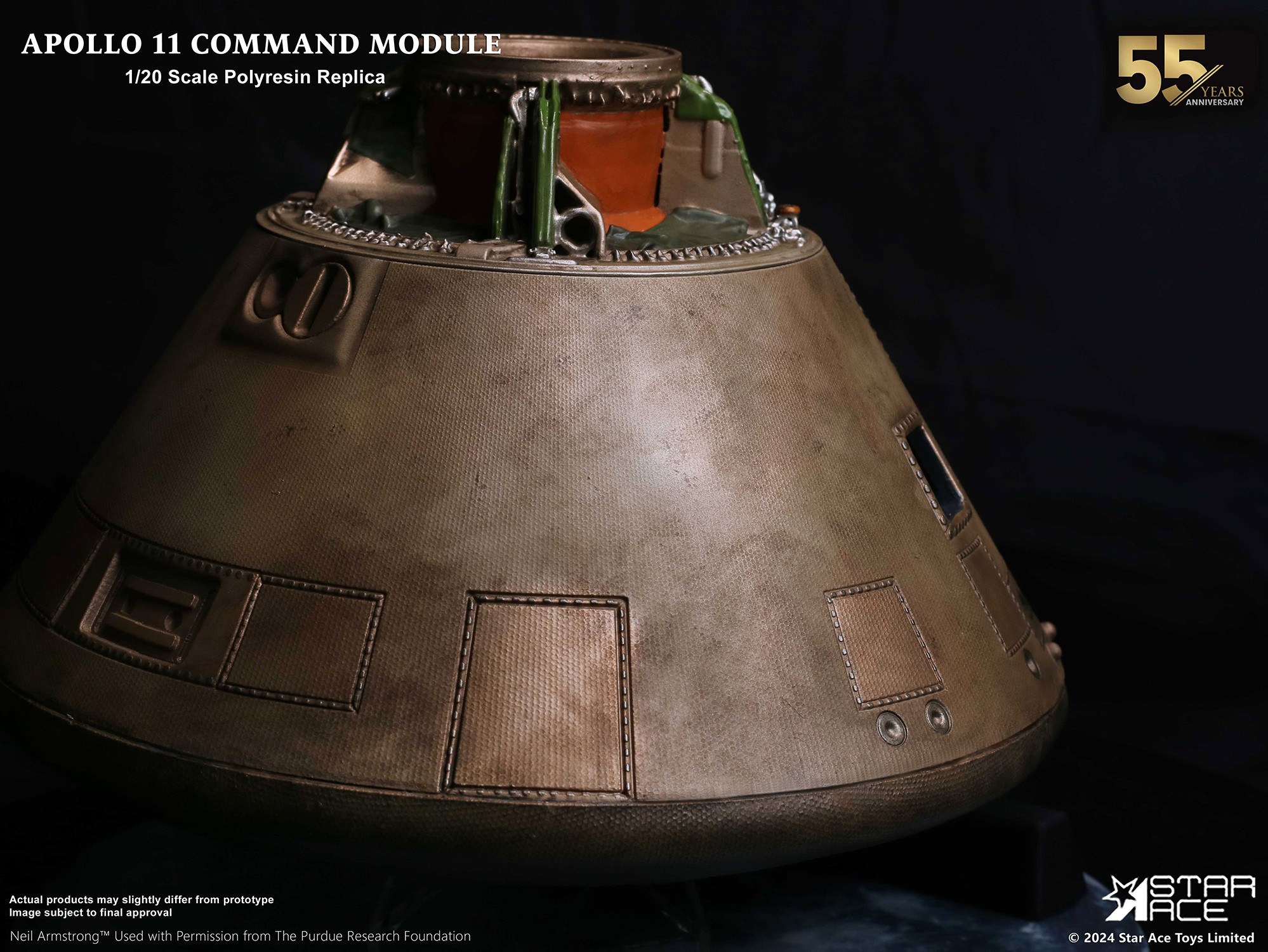 Apollo11 Command Module Deluxe Scaled Replica by Star Ace Toys ...