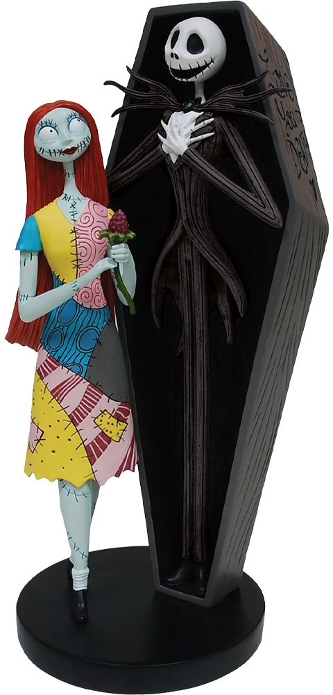 Jack and Sally Coffin Figurine by Enesco | Sideshow Collectibles