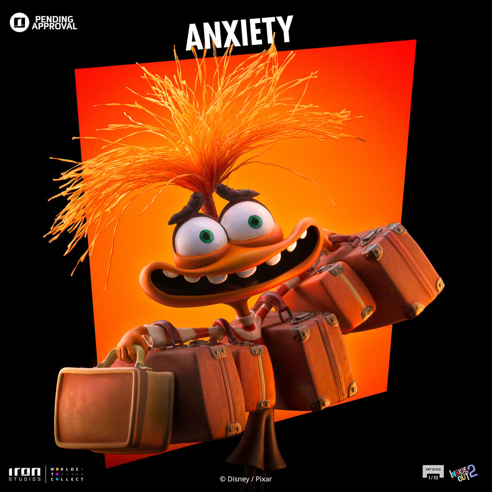 Anxiety 1:10 Scale Statue by Iron Studios | Sideshow Collectibles
