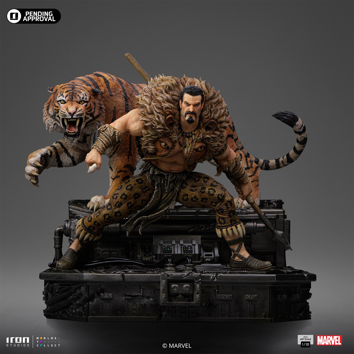 Kraven Art Scale Statue by Iron Studios | Sideshow Collectibles