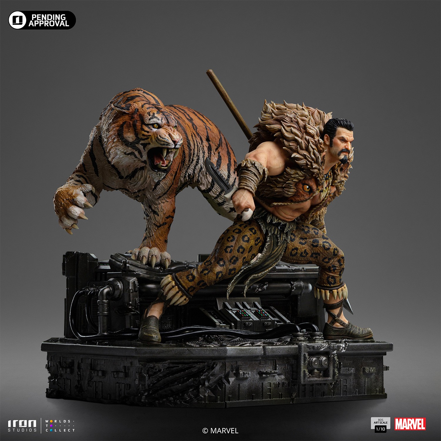 Kraven Art Scale Statue by Iron Studios | Sideshow Collectibles