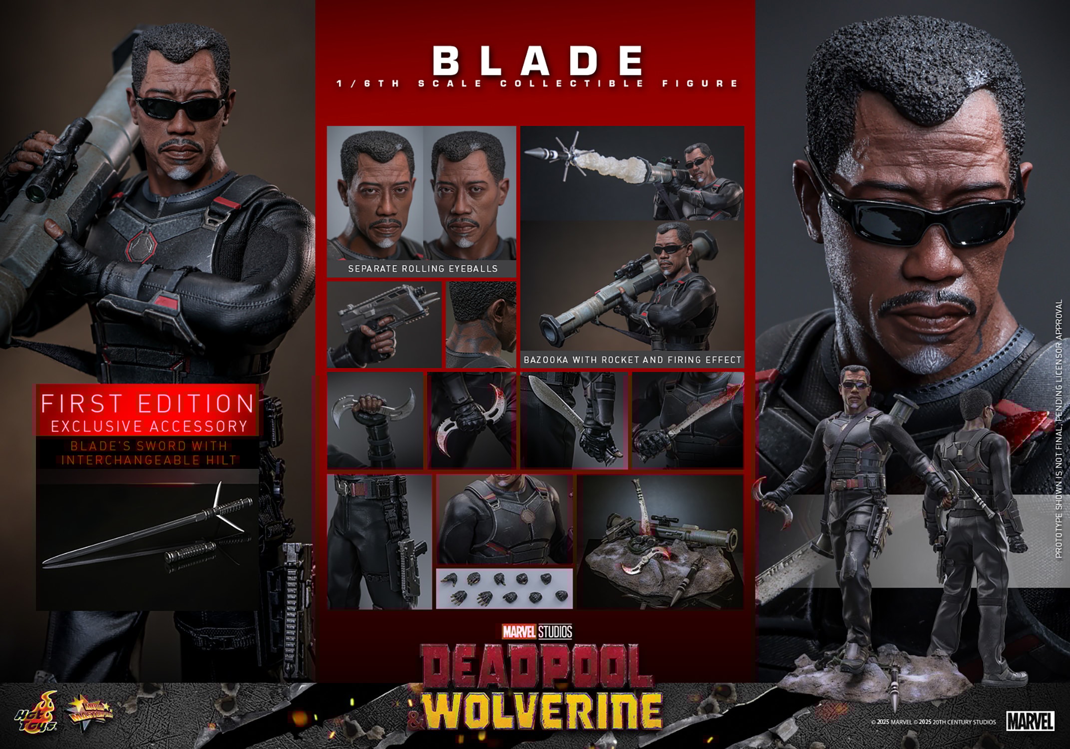 Blade Sixth Scale Figure by Hot Toys | Sideshow Collectibles
