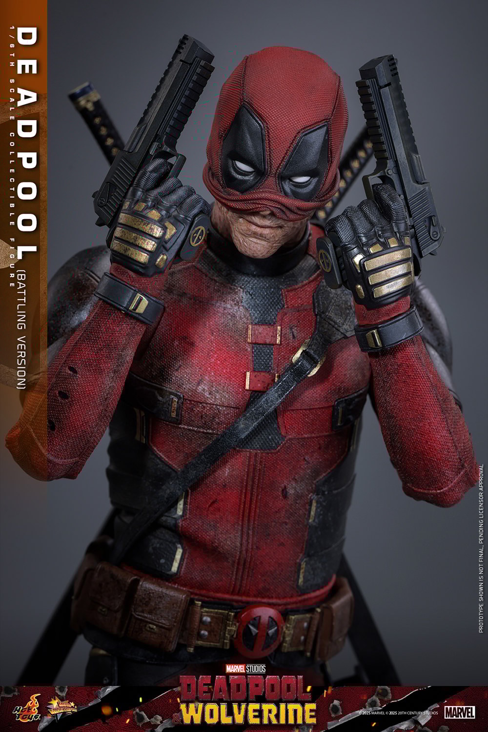 Deadpool (Battling Version) Sixth Scale Figure by Hot Toys | Sideshow ...