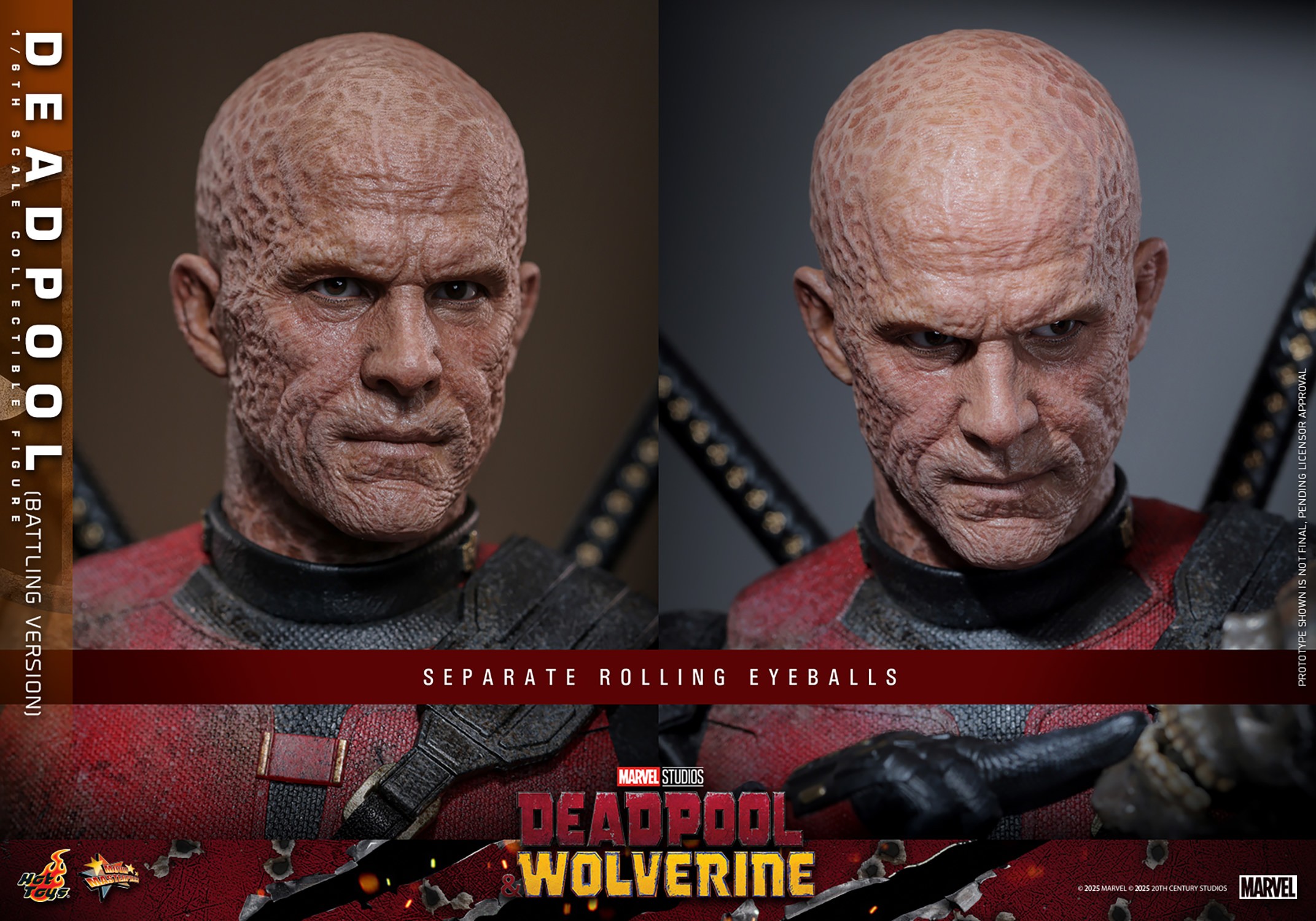 Deadpool (Battling Version) Sixth Scale Figure by Hot Toys | Sideshow ...