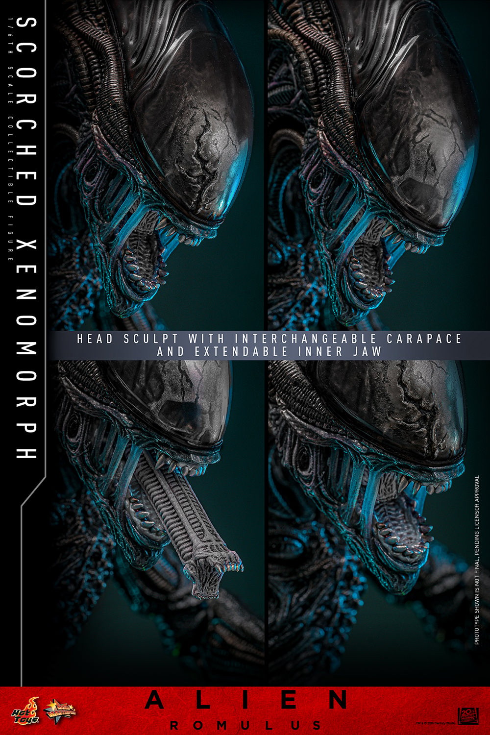 Scorched Xenomorph Sixth Scale Figure by Hot Toys | Sideshow Collectibles