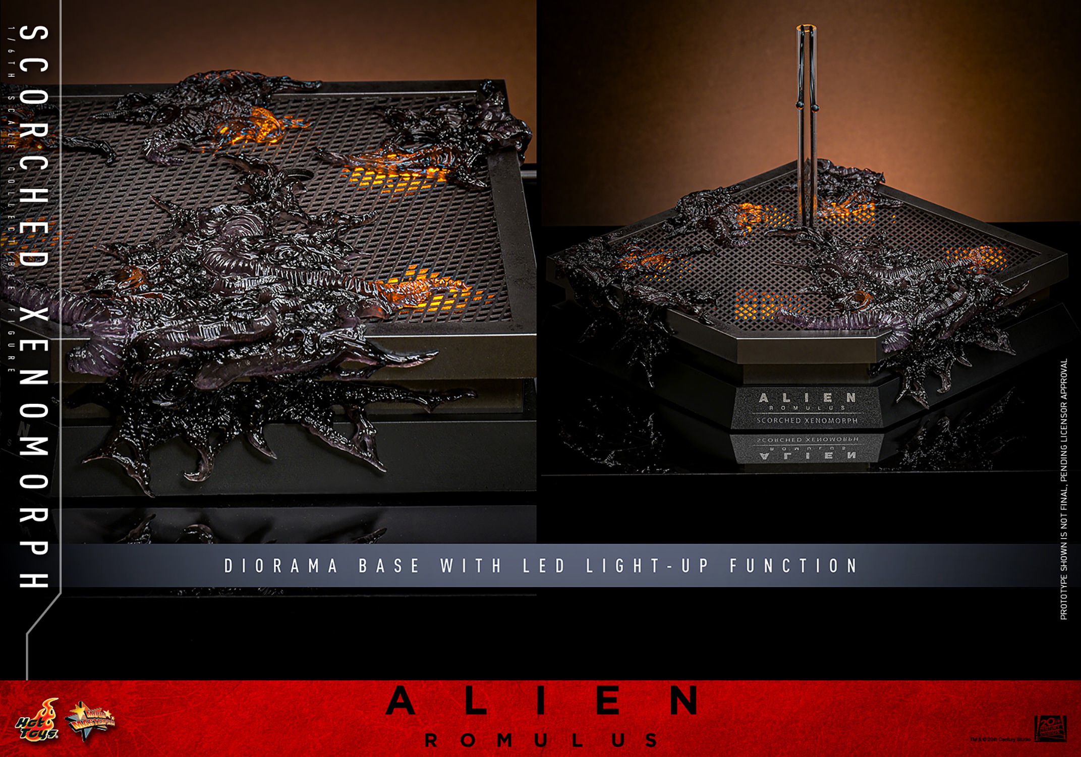 Scorched Xenomorph Sixth Scale Figure by Hot Toys | Sideshow Collectibles