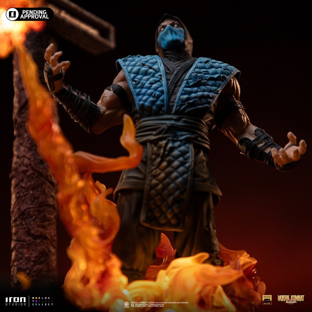 Fatality Scorpion vs Sub-Zero Deluxe 1:10 Art Scale Statue by Iron ...