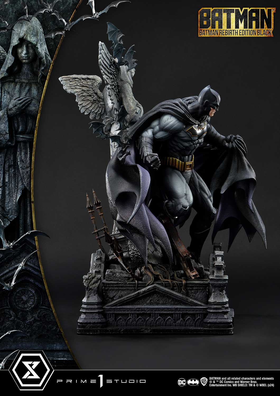 Batman Rebirth Edition Black Quarter Scale Statue by Prime 1 Studio ...