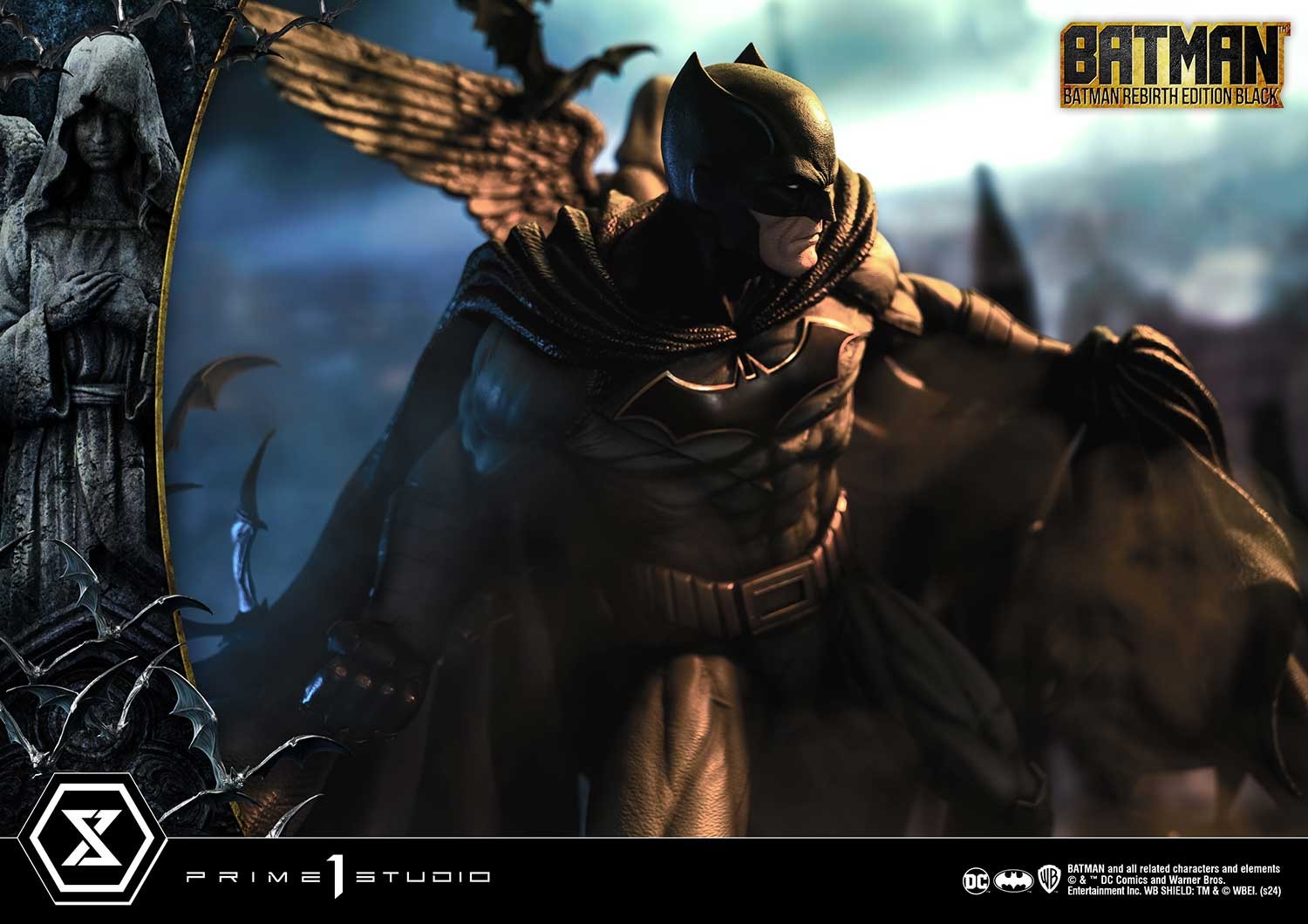 Batman Rebirth Edition Black Quarter Scale Statue by Prime 1 Studio ...