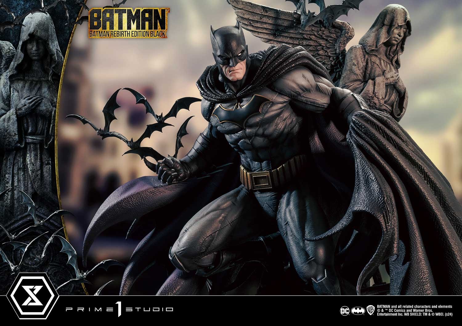 Batman Rebirth Edition Black Quarter Scale Statue by Prime 1 Studio ...