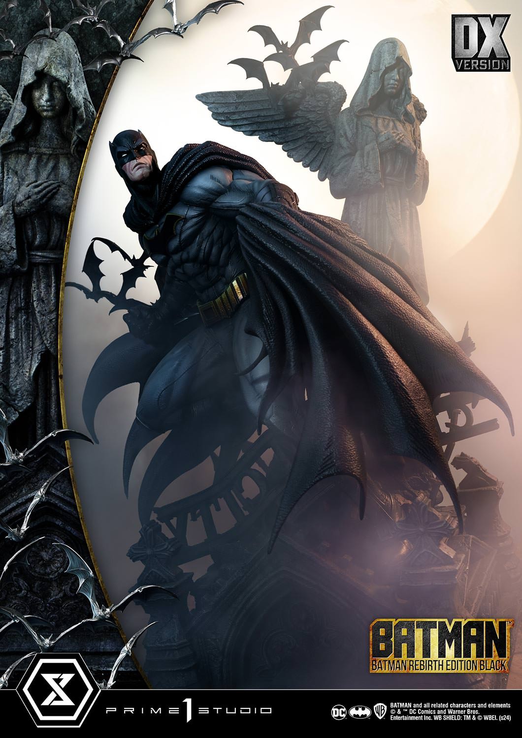 Batman Rebirth Edition Black Quarter Scale Statue by Prime 1 Studio ...