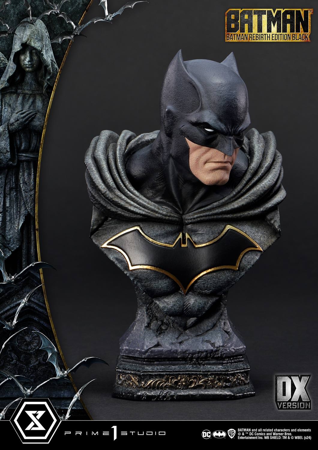 Batman Rebirth Edition Black Quarter Scale Statue by Prime 1 Studio ...