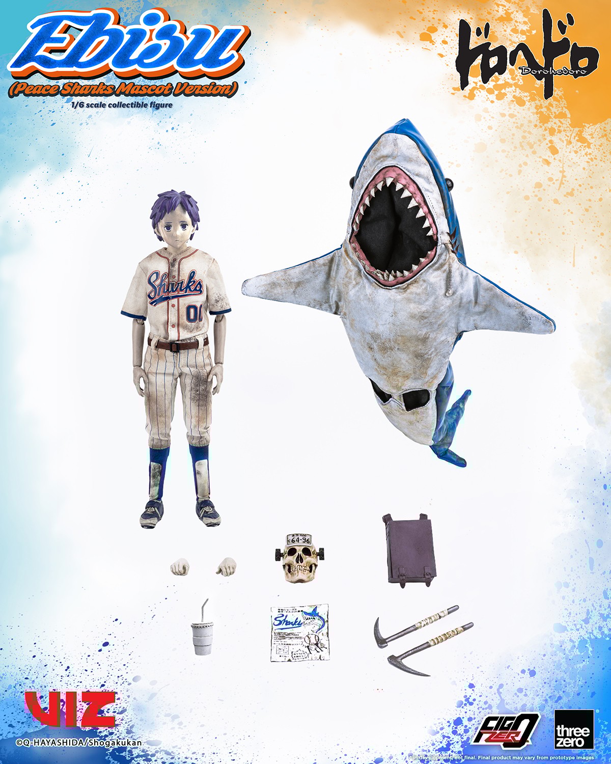 Ebisu (Peace Sharks Mascot Version) Sixth Scale Figure by Threezero ...