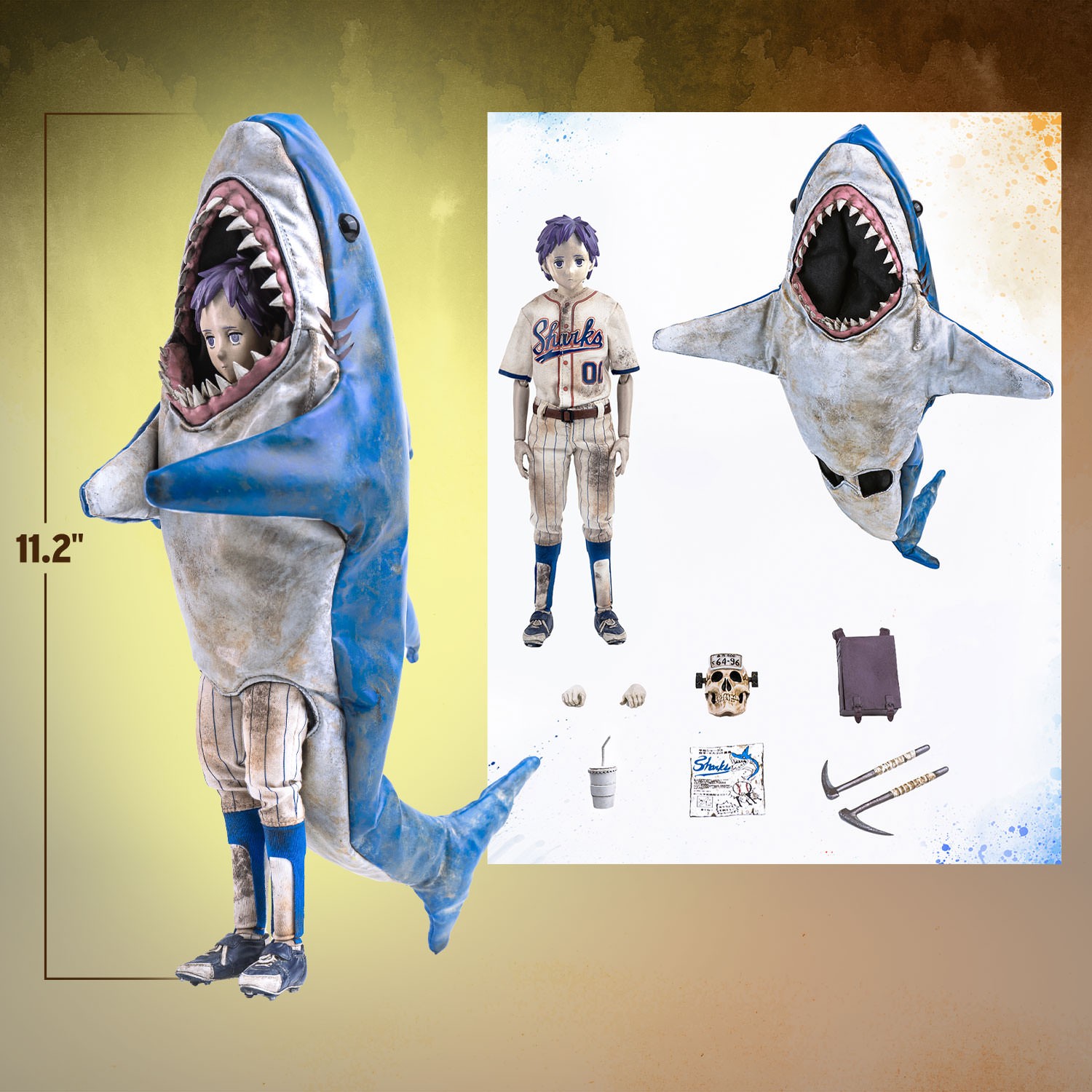 Ebisu (Peace Sharks Mascot Version) Sixth Scale Figure by Threezero ...