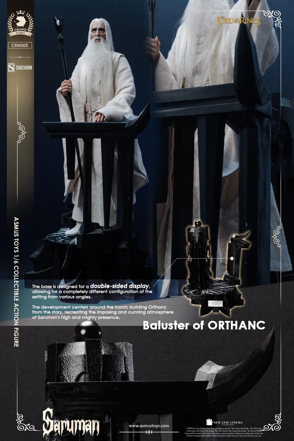 Saruman Crown Series Sixth Scale Figure by Asmus Collectible Toys ...