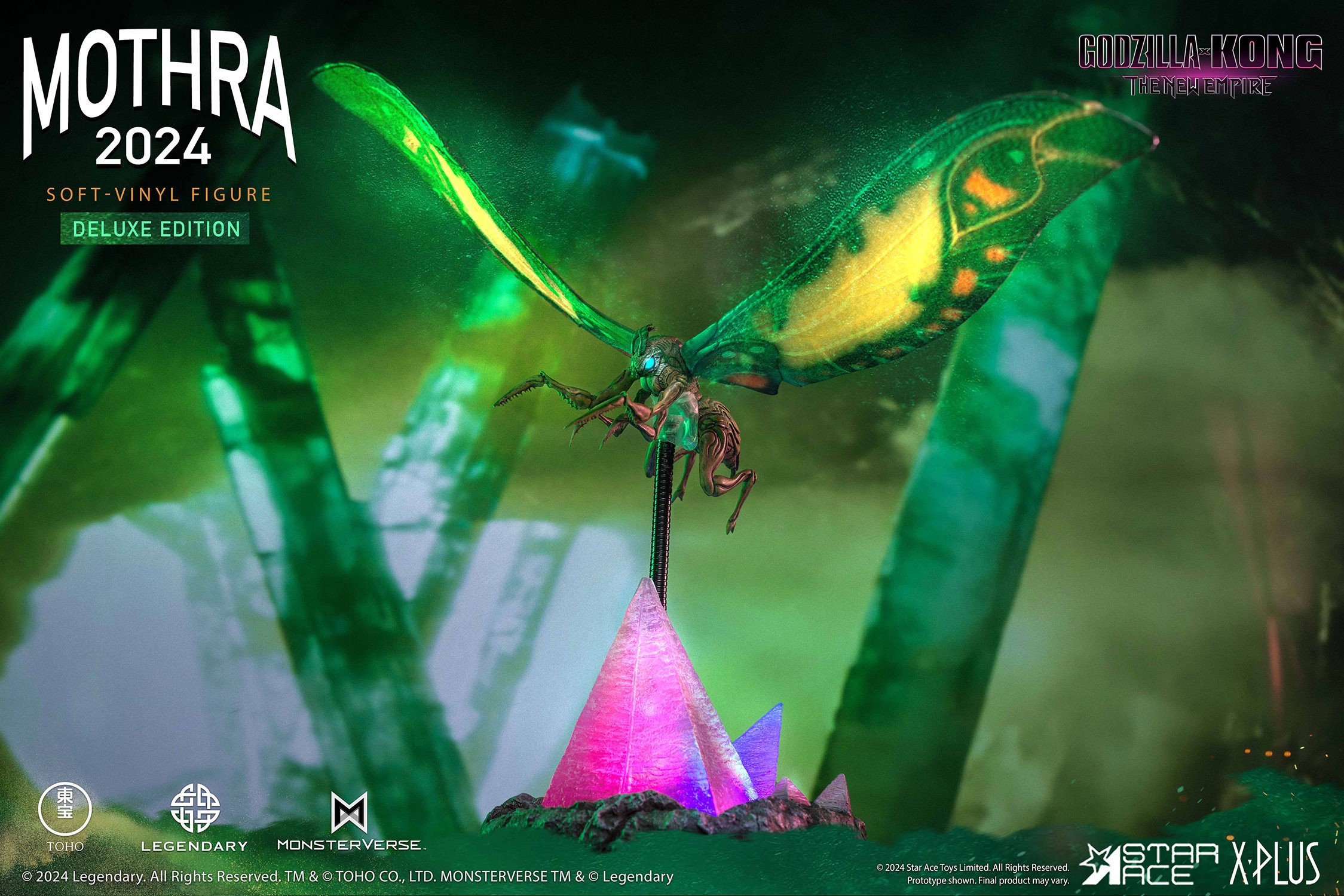 Mothra (2024) Deluxe Collectible Figure by Star Ace Toys | Sideshow ...