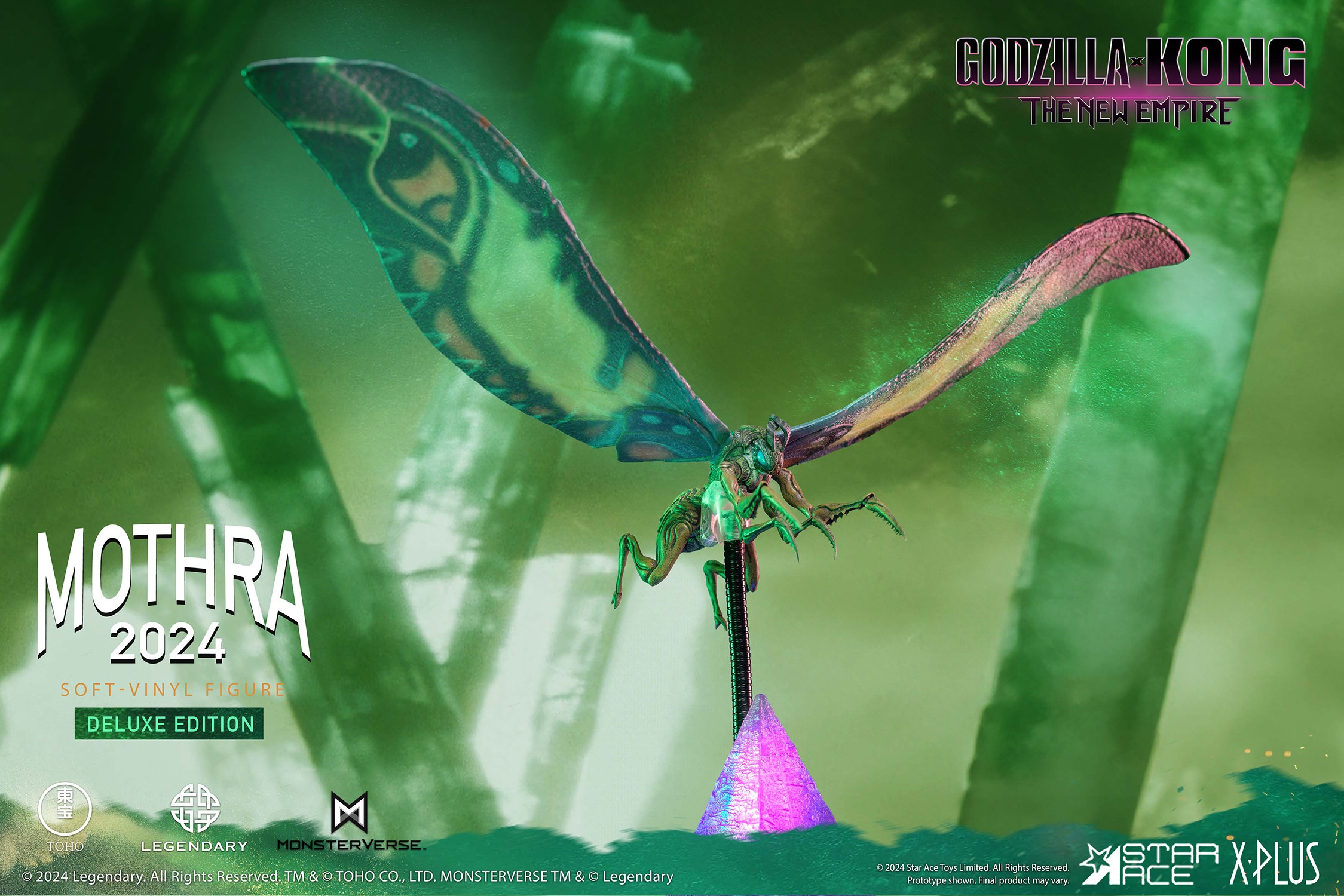 Mothra (2024) Deluxe Collectible Figure by Star Ace Toys | Sideshow ...