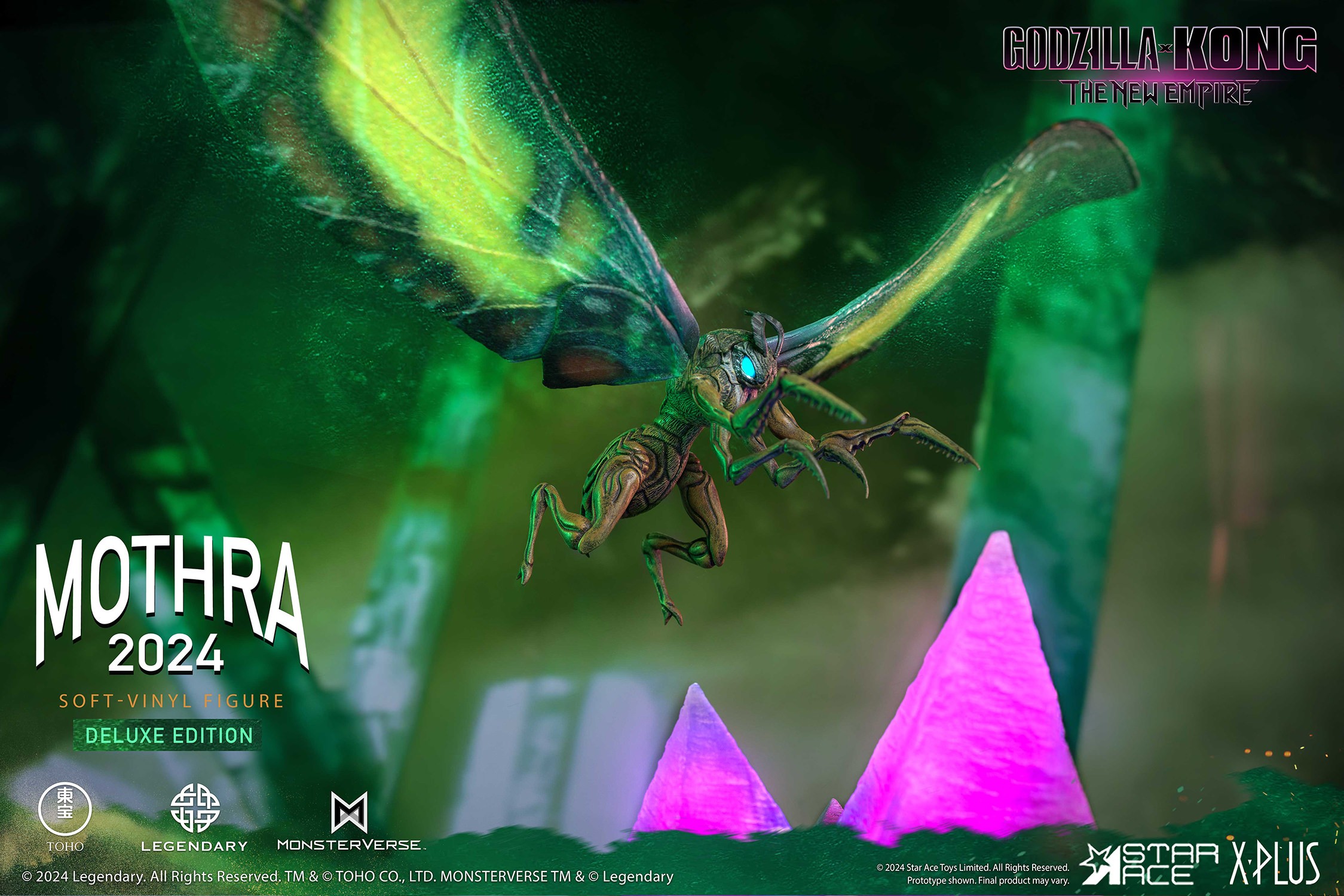Mothra (2024) Deluxe Collectible Figure by Star Ace Toys | Sideshow ...
