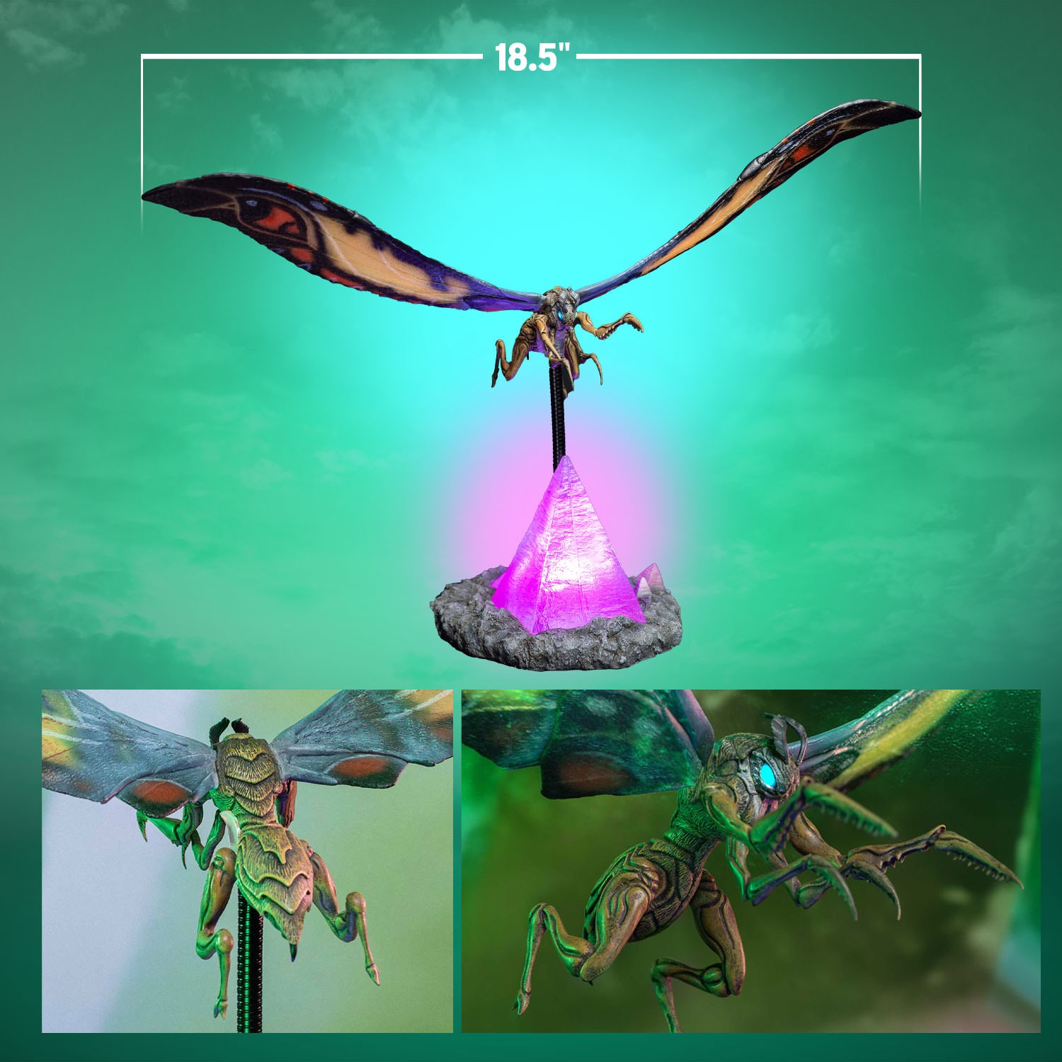 Mothra (2024) Deluxe Collectible Figure by Star Ace Toys | Sideshow ...