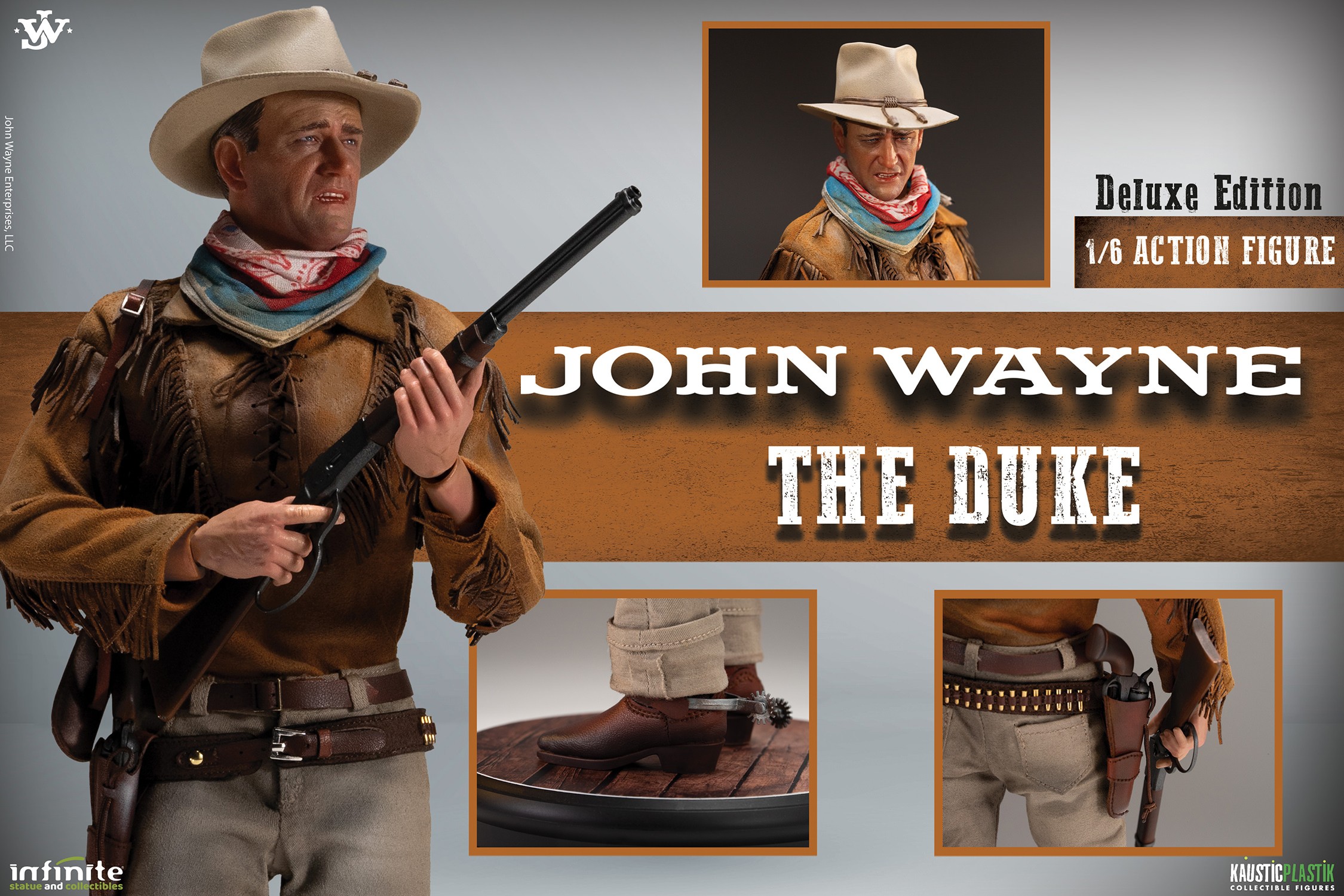 John Wayne as The Duke Deluxe Sixth Scale Figure by Infinite Statue ...