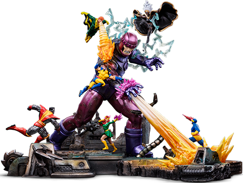 X-Men Danger Room (Comics Color Variant) Diorama by Iron Studios ...