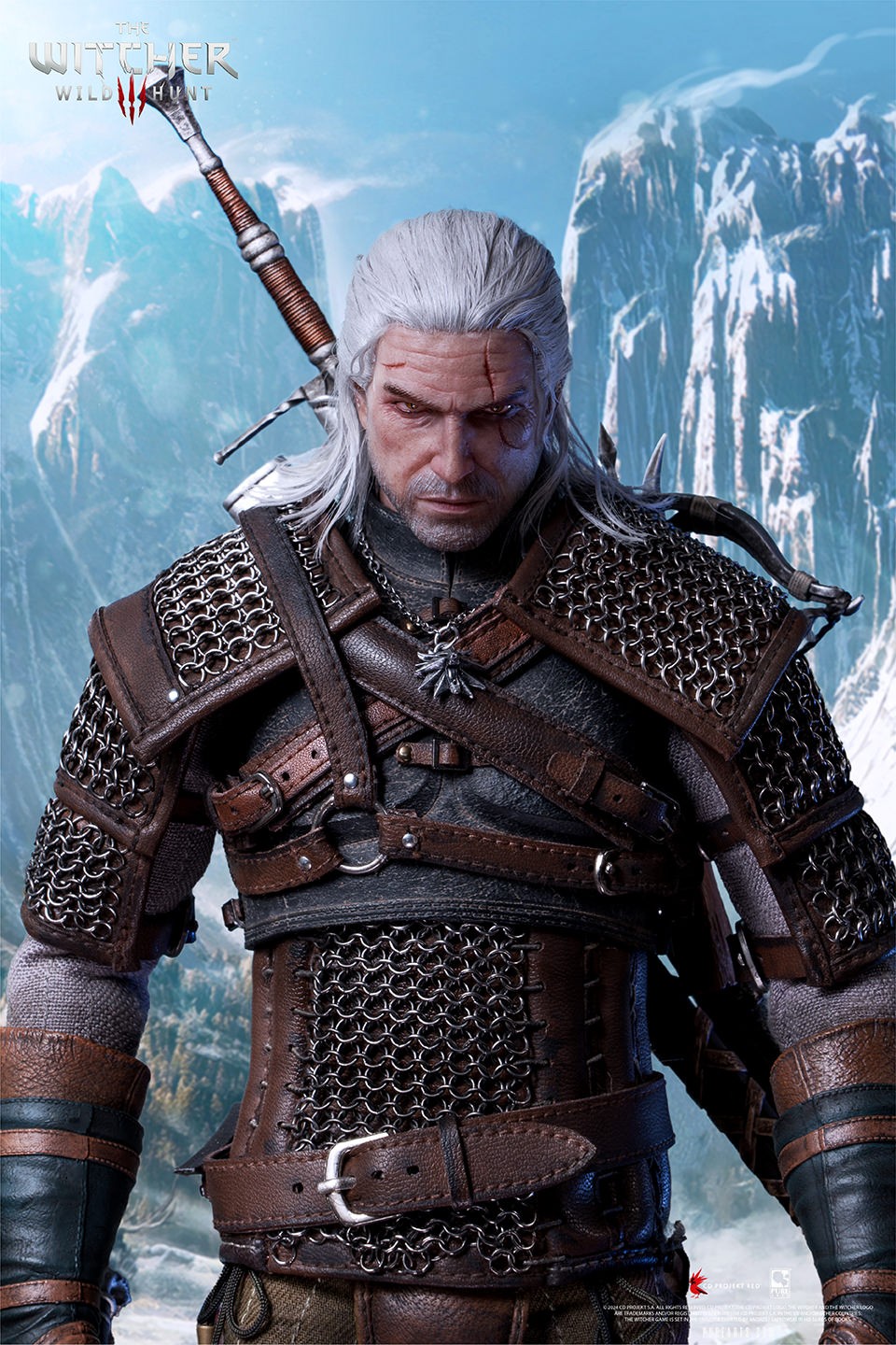 The Witcher 3: Wild Hunt Geralt of Rivia Sixth Scale Figure by PureArts ...