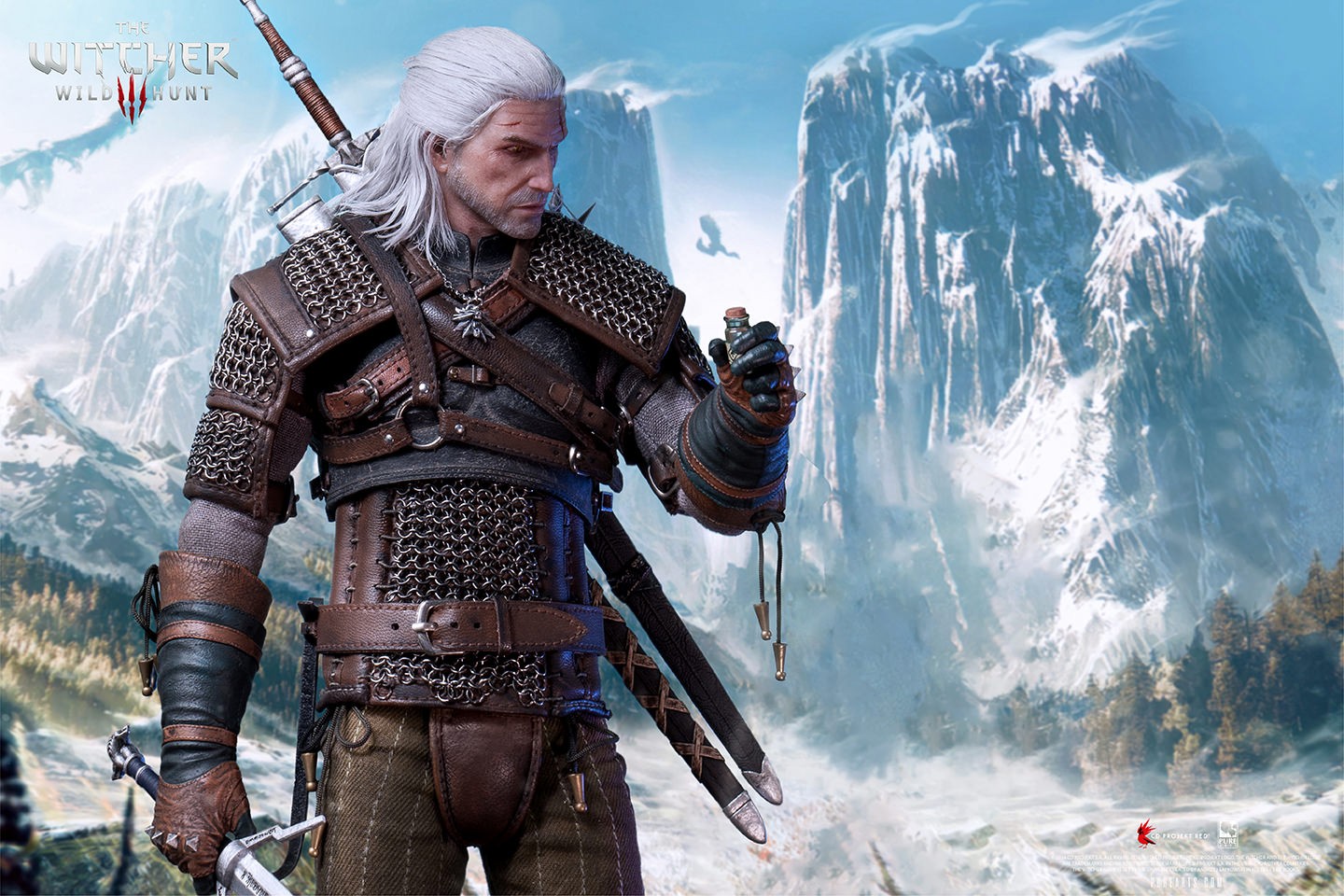 The Witcher 3: Wild Hunt Geralt of Rivia Sixth Scale Figure by PureArts ...