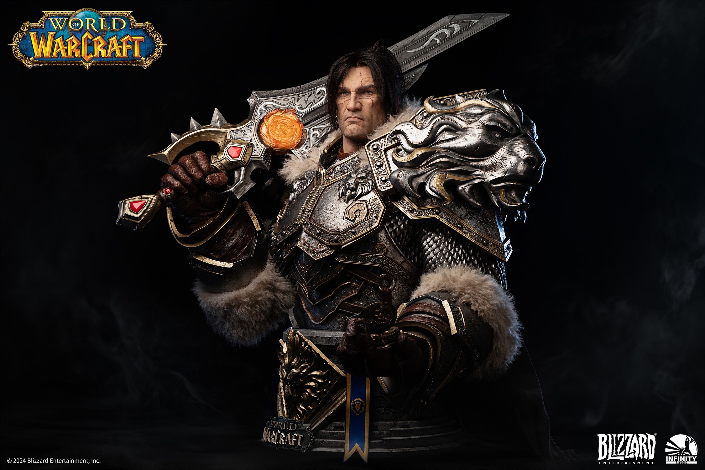 Varian Wrynn Life-Size Bust by Infinity Studio | Sideshow Collectibles