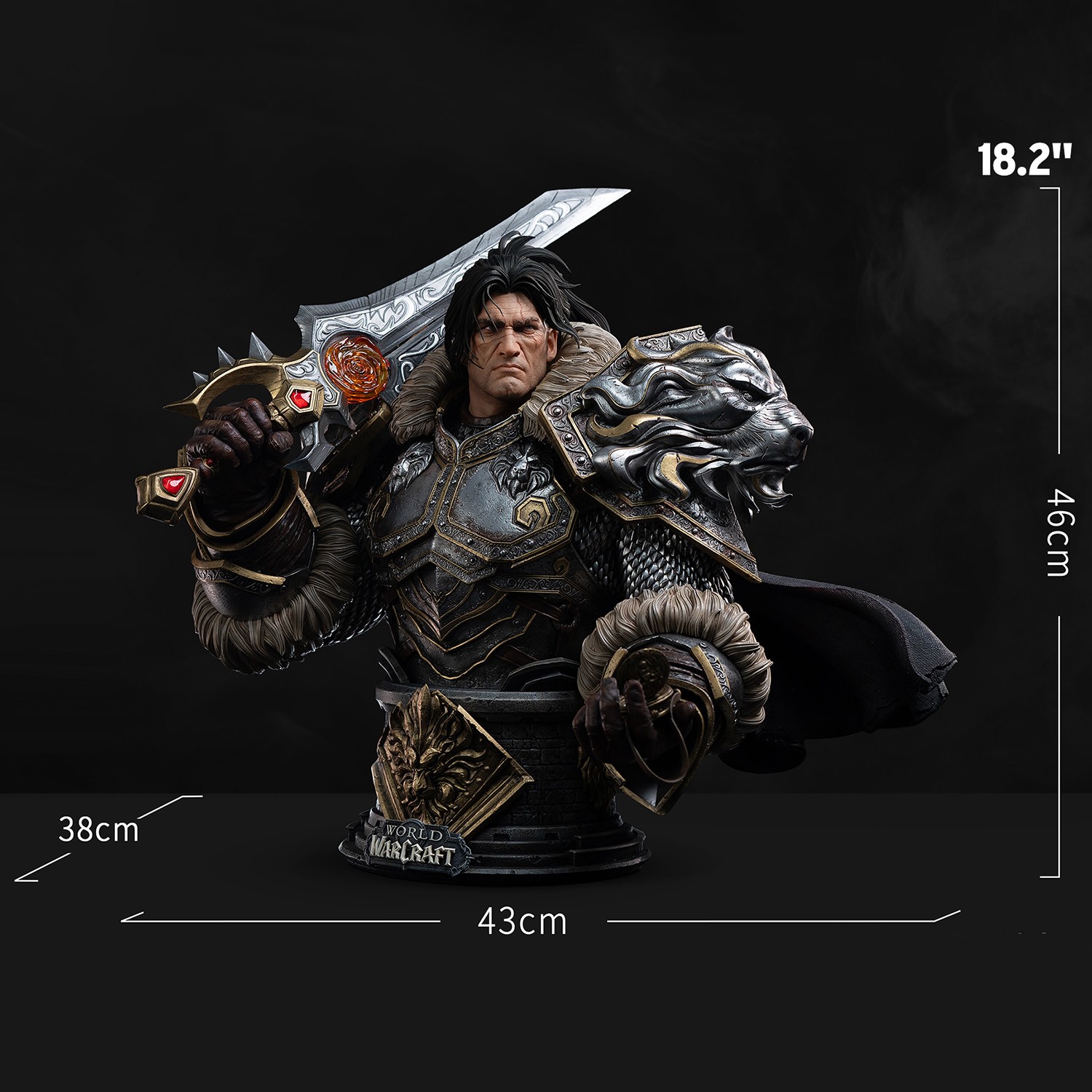 Varian Wrynn Bust by Infinity Studio | Sideshow Collectibles