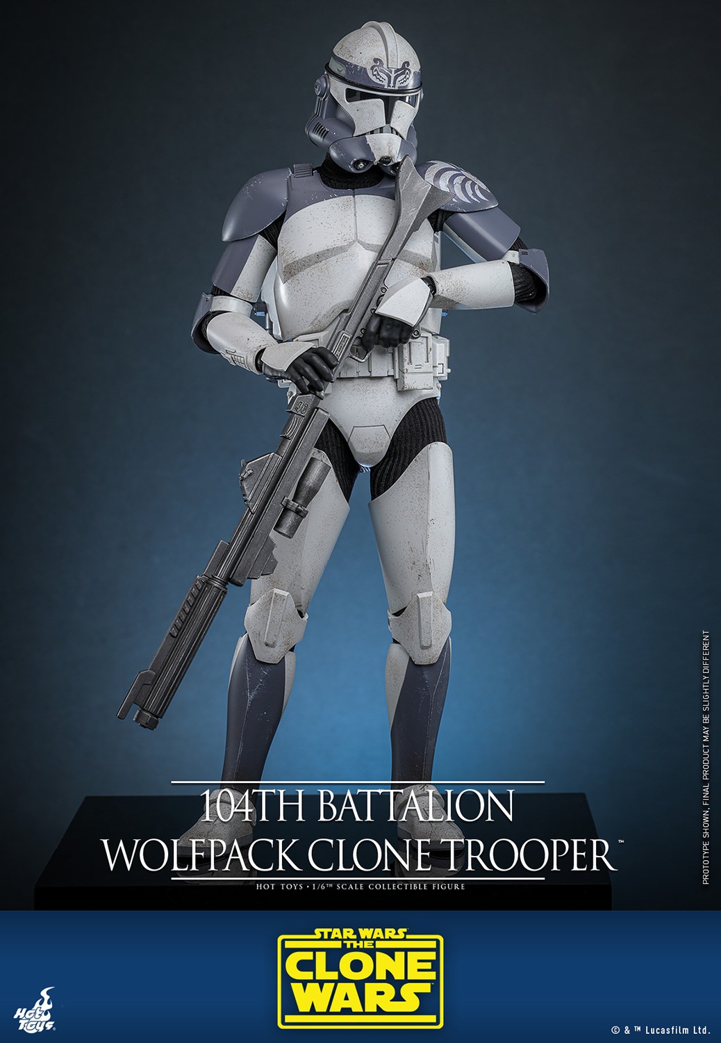 104th Battalion Wolfpack Clone Trooper™ Sixth Scale Figure by Hot Toys ...