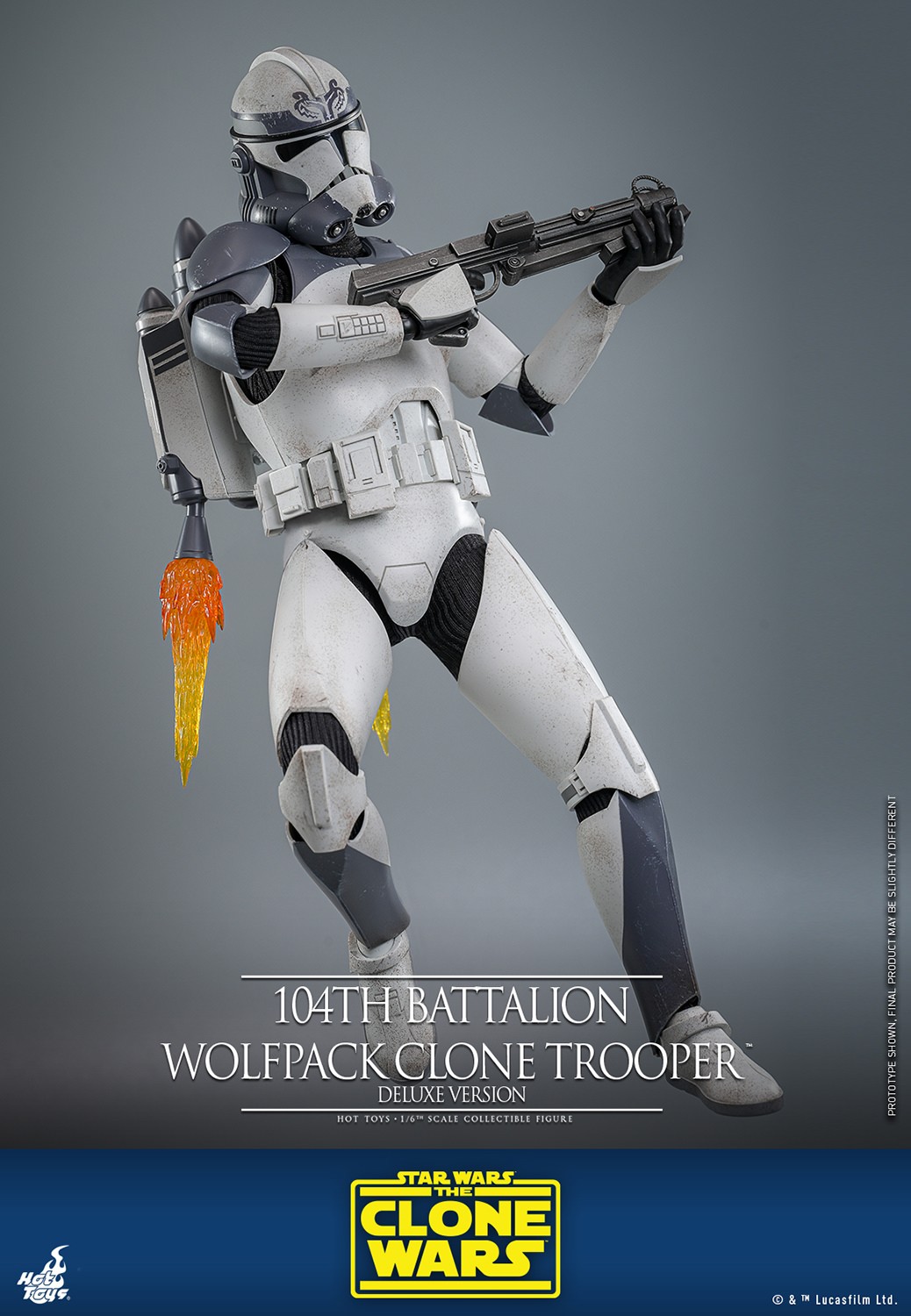 104th Battalion Wolfpack Clone Trooper™ Sixth Scale Figure by Hot Toys ...