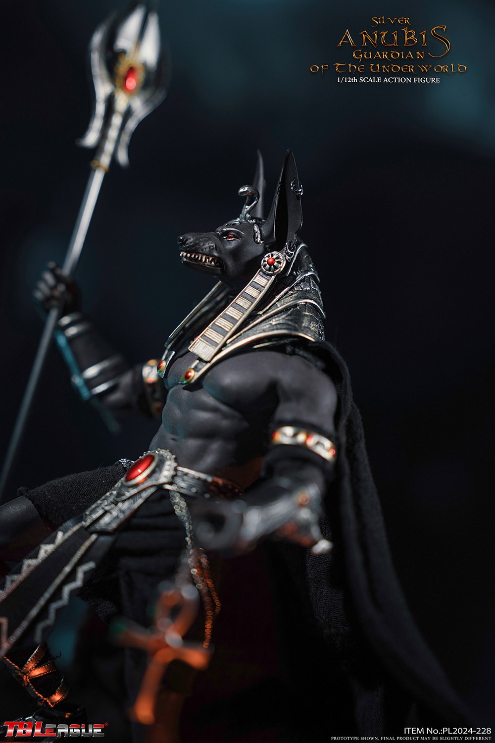 Anubis (Silver) Guardian of the Underworld Action Figure by TBLeague ...