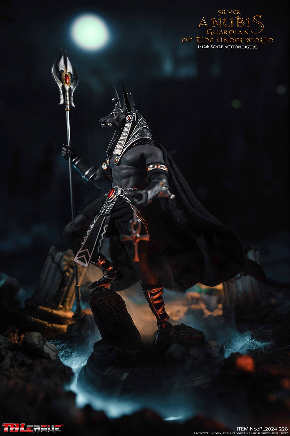 Anubis (Silver) Guardian of the Underworld Action Figure by TBLeague ...