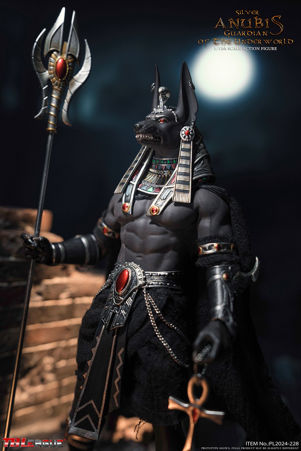 Anubis (Silver) Guardian of the Underworld Action Figure by TBLeague ...