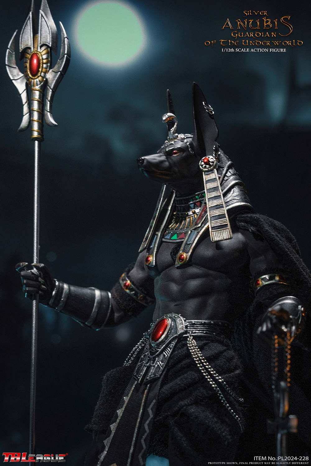 Anubis (Silver) Guardian of the Underworld Action Figure by TBLeague ...