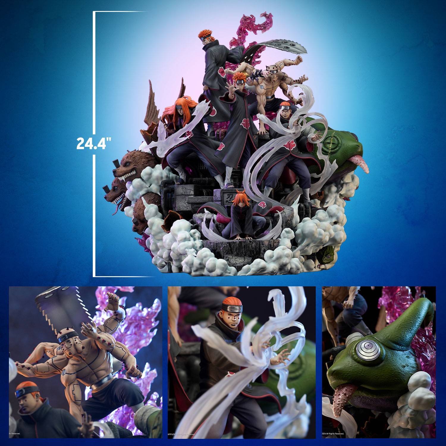 The Six Paths of Pain Statue Diorama by HEX Collectibles | Sideshow ...