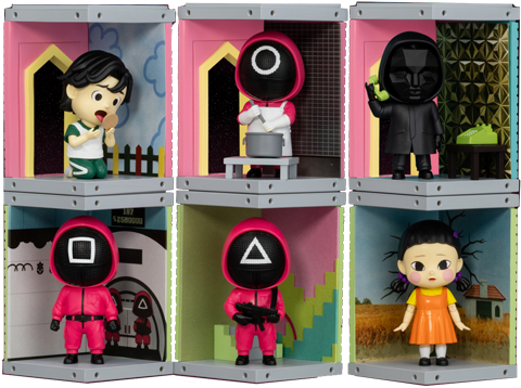Squid Game Series Mini Egg Attack Blind Box Set by Beast Kingdom ...