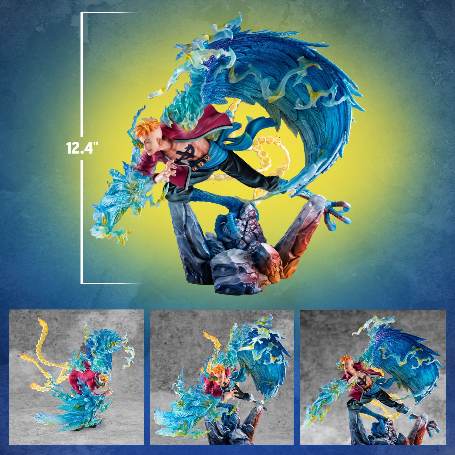 Marco the Phoenix (Leader of the 1st Group of Whitebeard Pirates ...