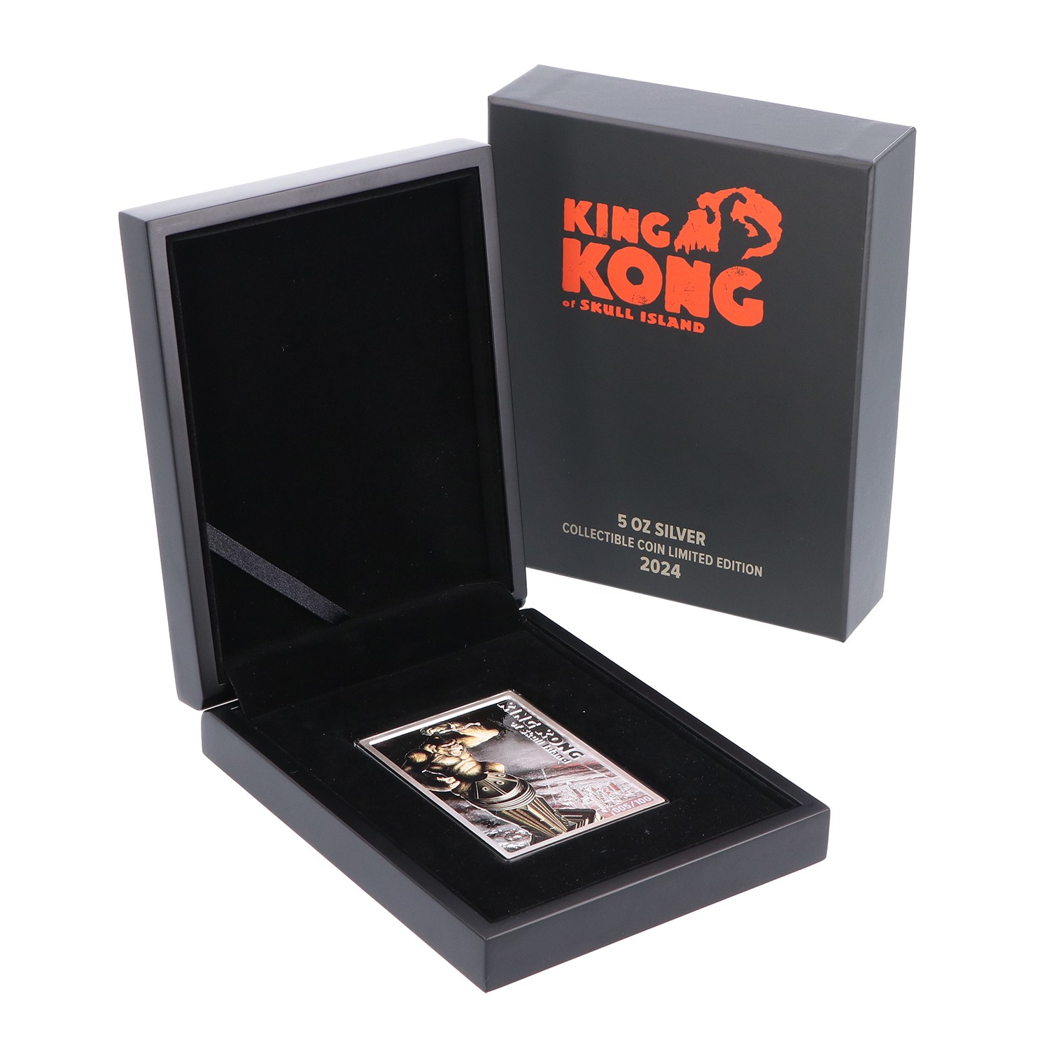 King Kong of Skull Island 1oz Silver Coin by 101 Collectibles ...