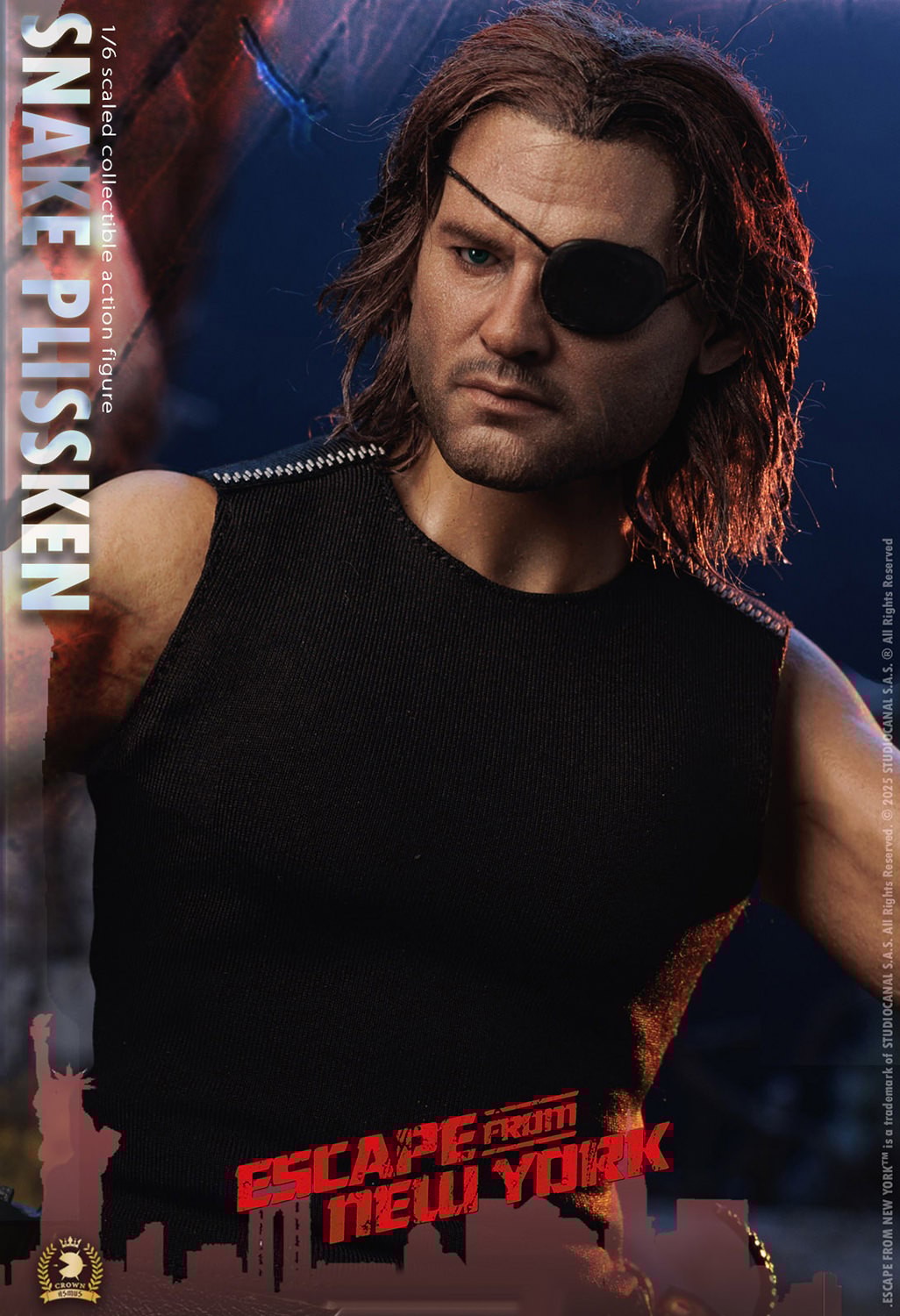 Snake Plissken (Real Hair Version) Sixth Scale Figure by Asmus | Sideshow Collectibles