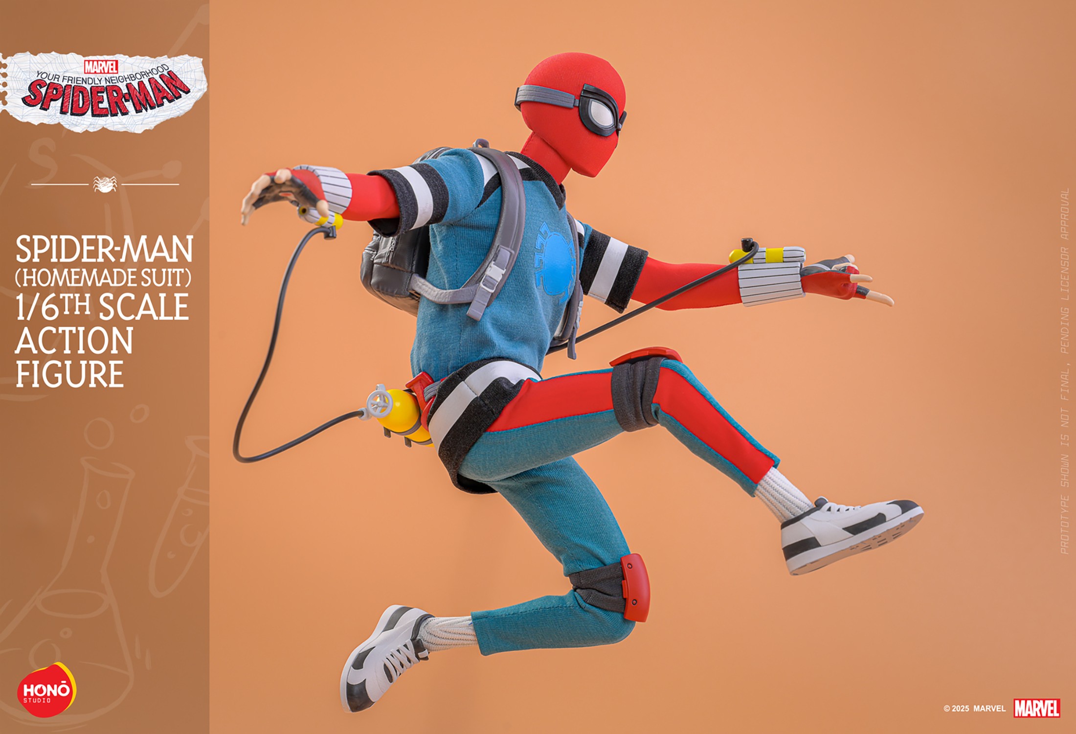 Spider-Man (Homemade Suit) Action Figure by Honō Studio | Sideshow ...